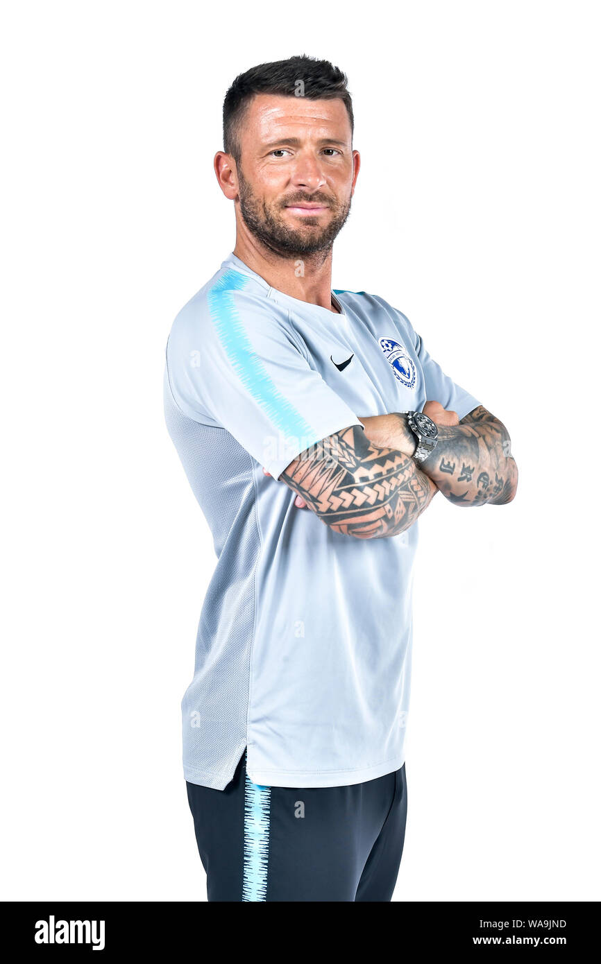 **EXCLUSIVE**Assistant coach Darko Matic of Dalian Yifang F.C. poses ...