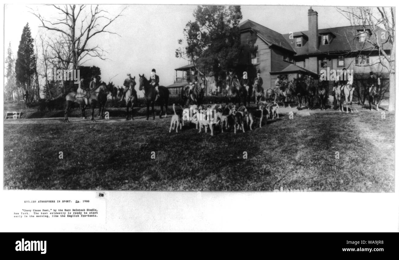 Chevy Chase hunt Stock Photo - Alamy