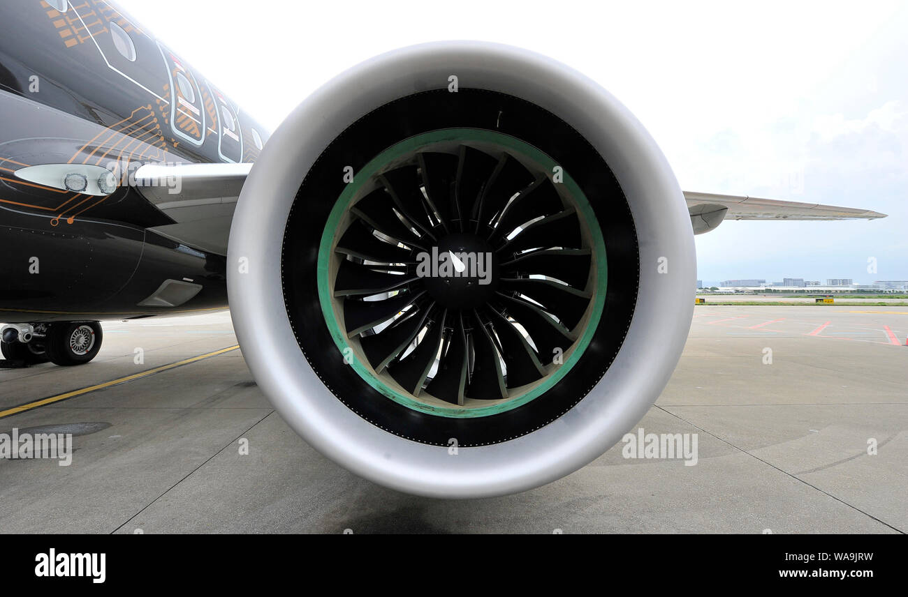 The Embraer's E195-E2 Profit Hunter aircraft is landed at the Xiamen ...