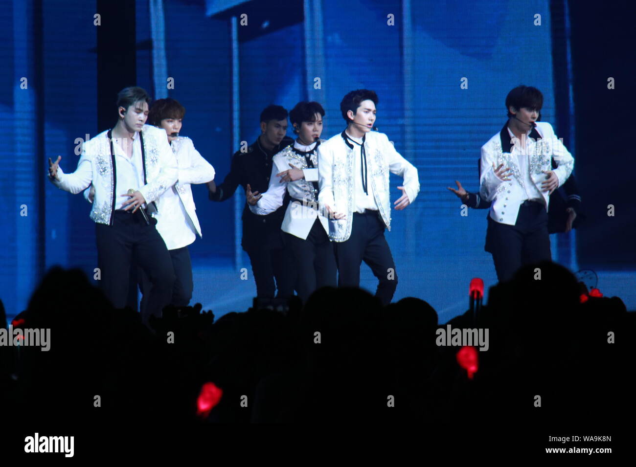 Members Of South Korean Boy Band NU EST Perform During The 2019 NU EST members-of-south-korean-boy-band-nu-est-perform-during-the-2019-nu-est
