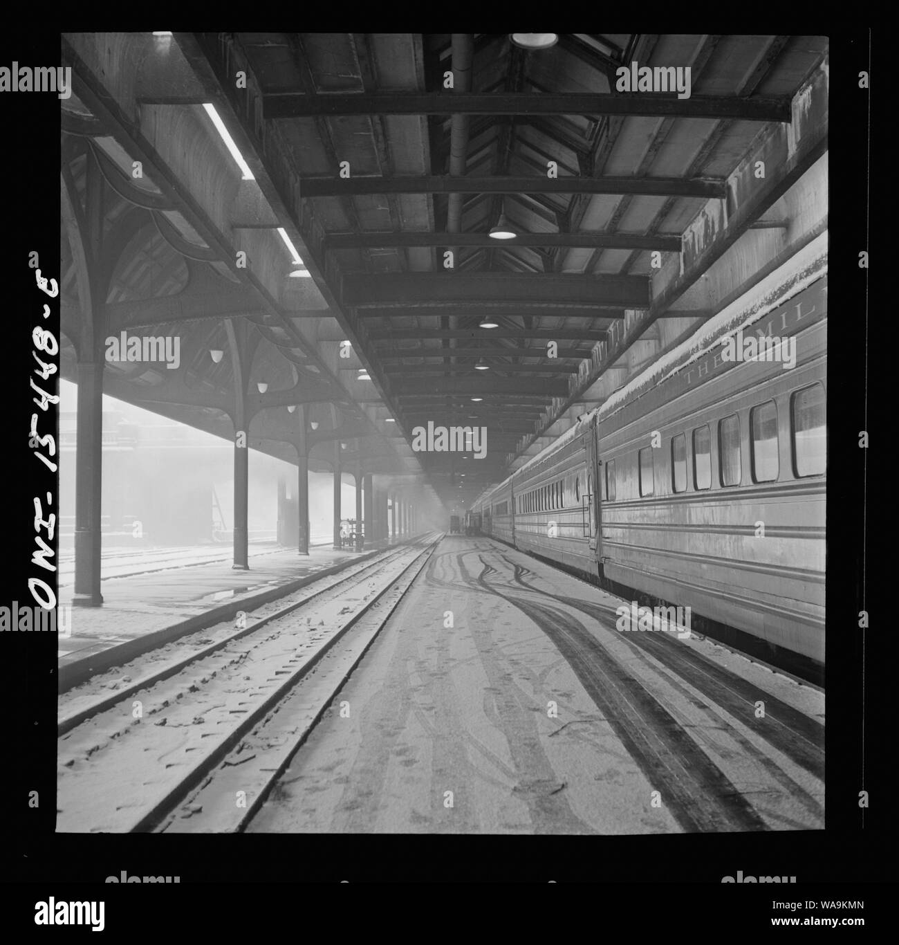A Chicago, Milwaukee, Saint Paul, and Pacific Railroad train; English ...