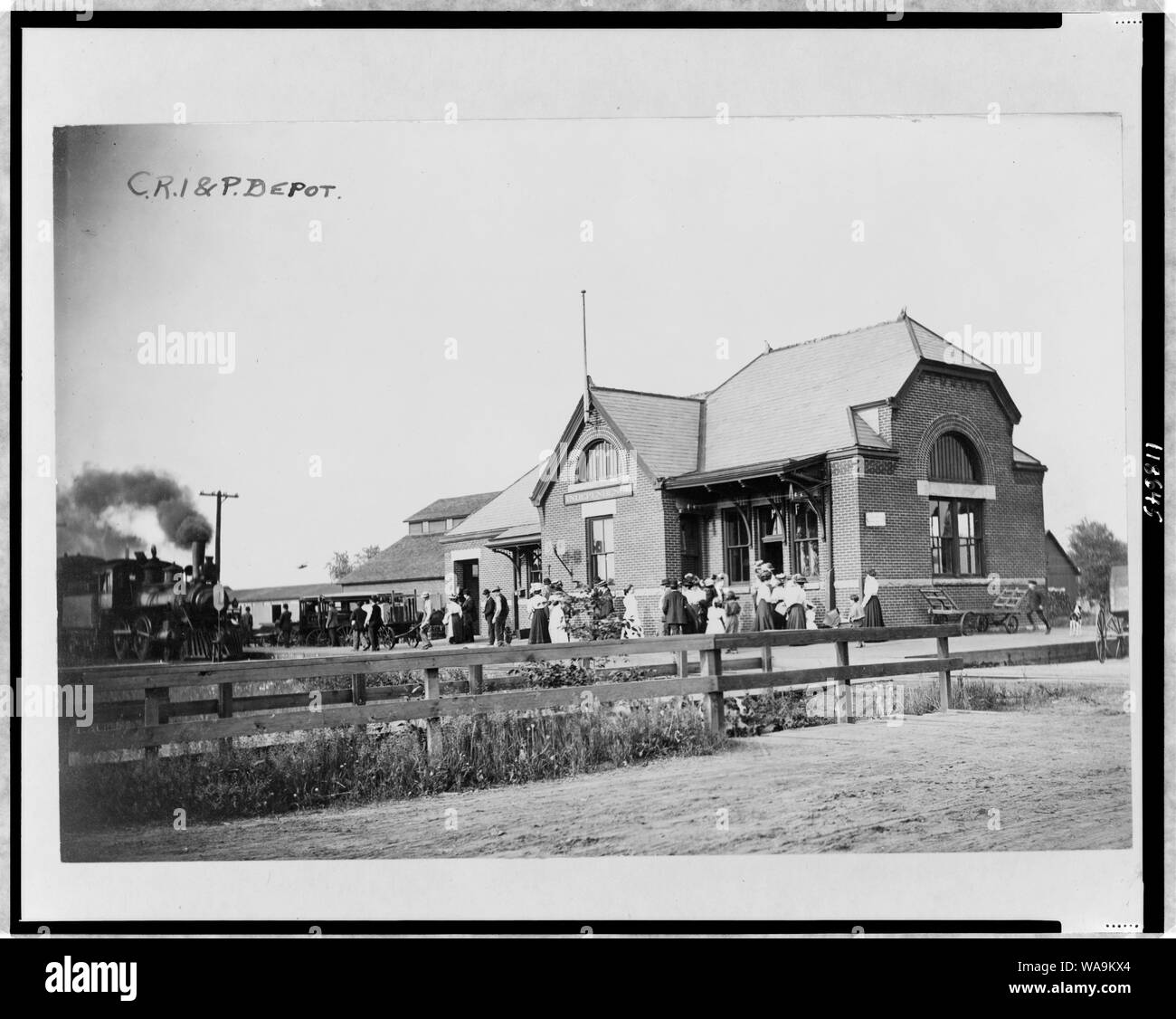 Chicago, Rock Island, & Pacific Railroad Depot, Independence, Iowa ...