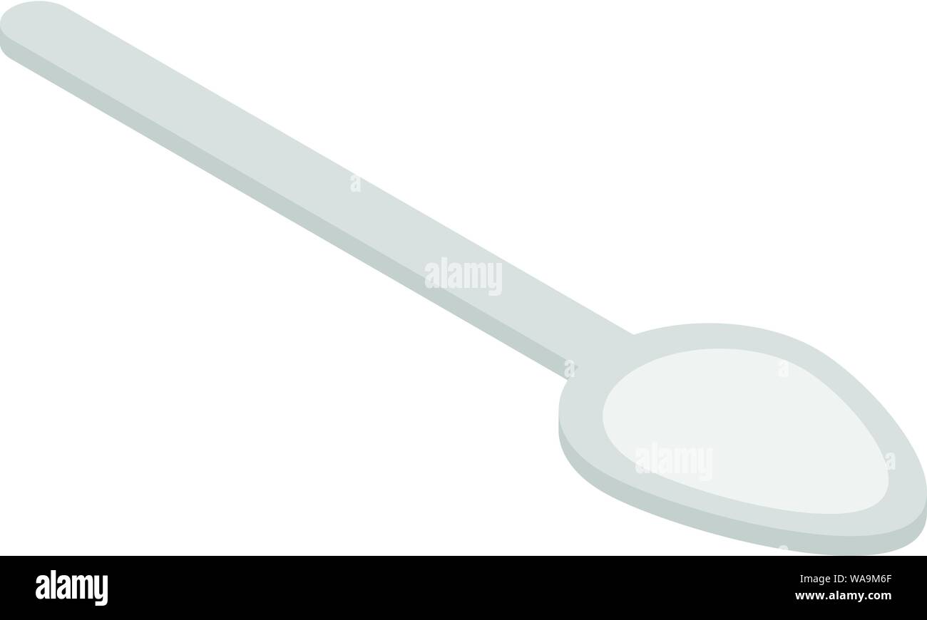 Plastic spoon icon, isometric style Stock Vector Image & Art - Alamy