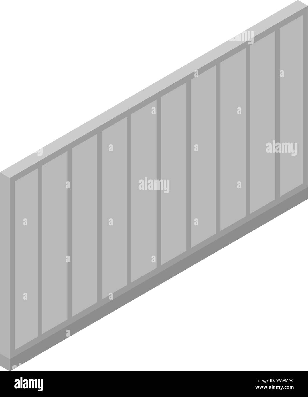 Portable metal fence Stock Vector Images - Alamy