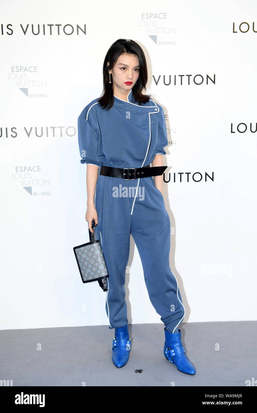 Chinese actress Chun Xia attends a prmotional event for LOUIS VUITTON ...