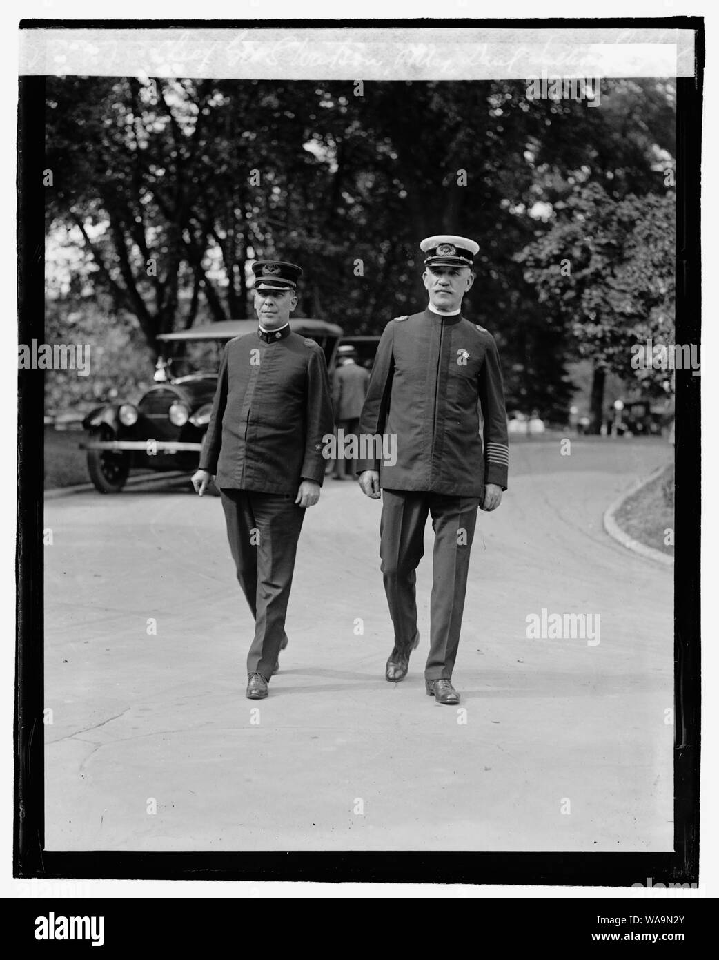 Chief Geo. S. Watson, Maj. Daniel Sullivan, 8/28/22 Stock Photo - Alamy