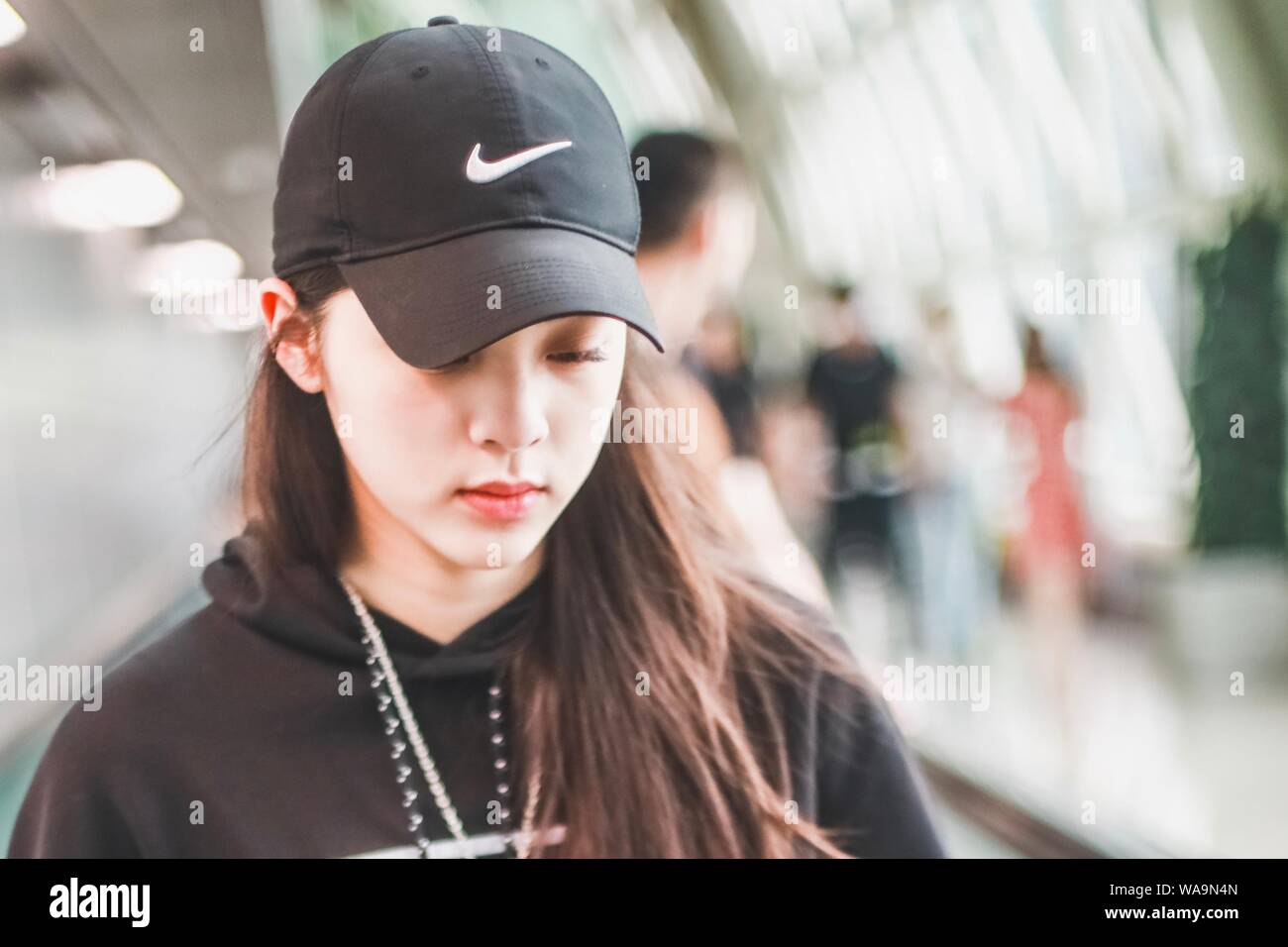 Taiwanese musician and actress Nana Ou-Yang or Ouyang Nana arrives at ...