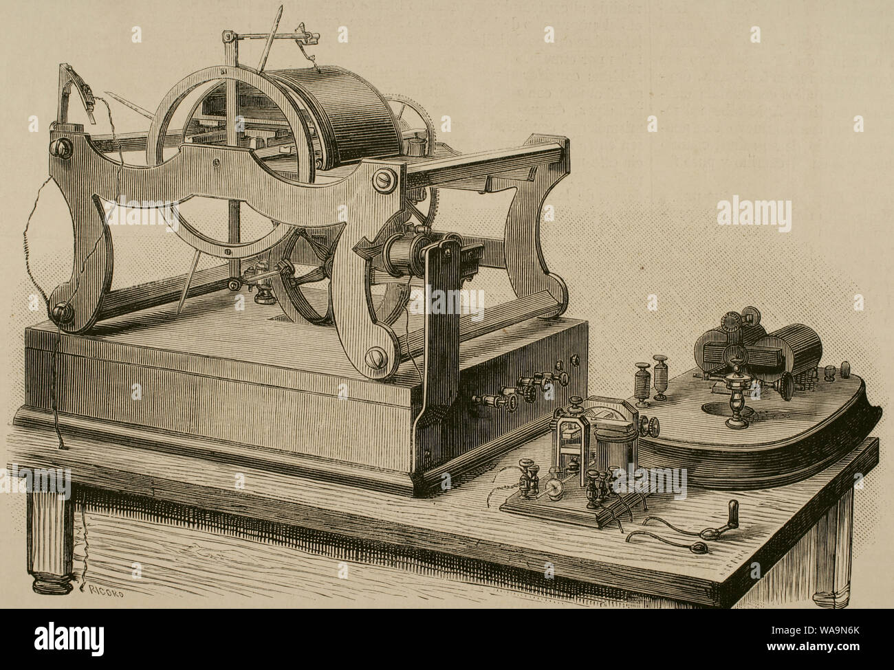 New telegraph to transmit facsimiles, exact copies of handwritten ...