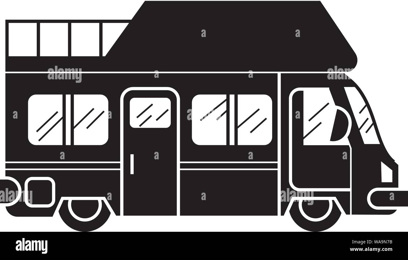 Vacation motorhome icon, simple style Stock Vector Image & Art - Alamy