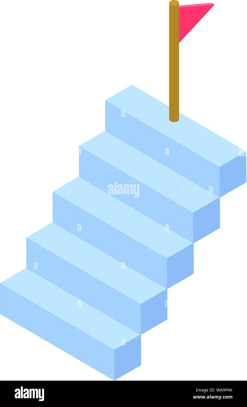 High peak stairs Stock Vector Images - Alamy