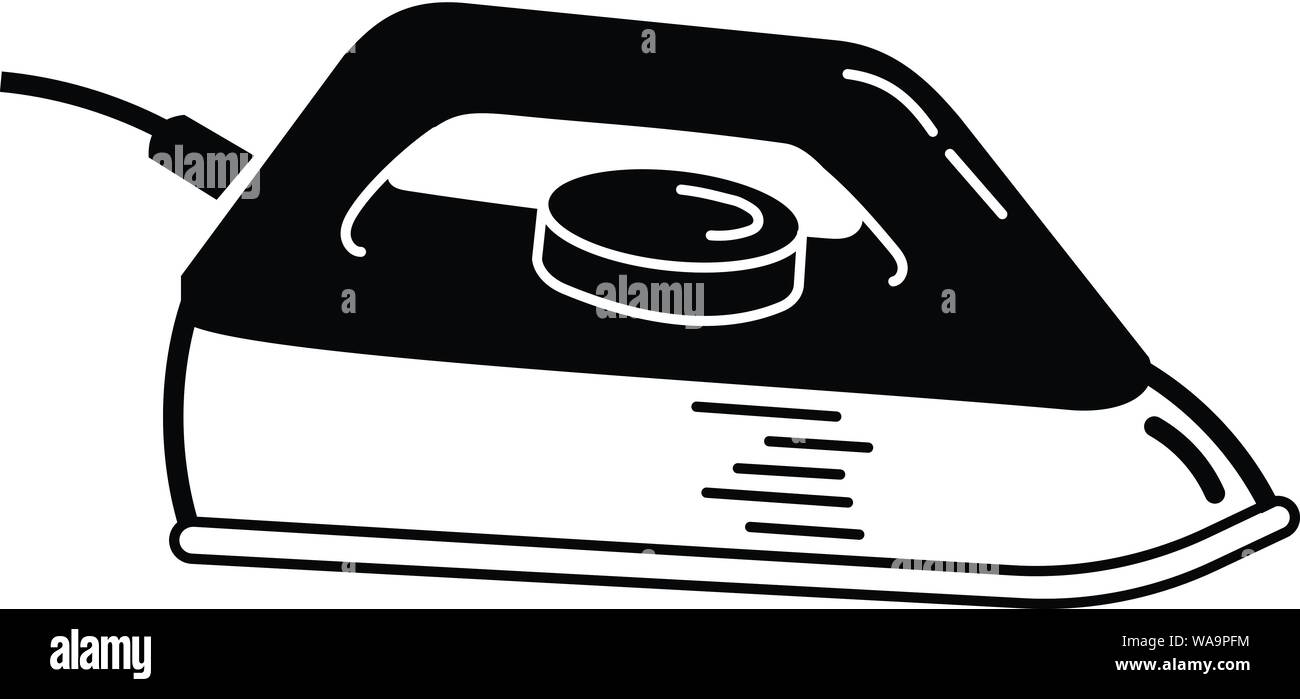 Retro iron icon, simple style Stock Vector Image & Art - Alamy