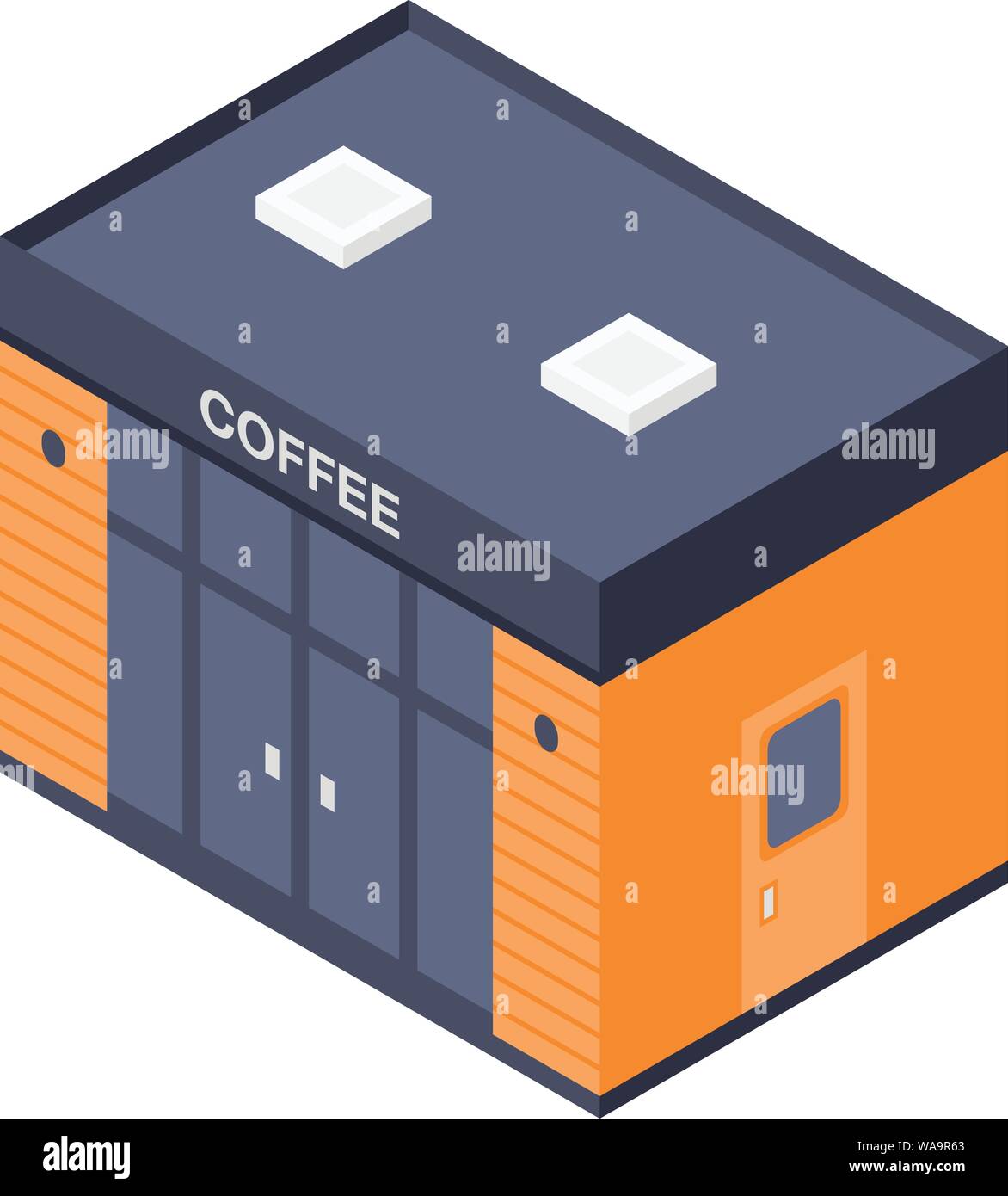 Coffee shop icon, isometric style Stock Vector Image & Art - Alamy