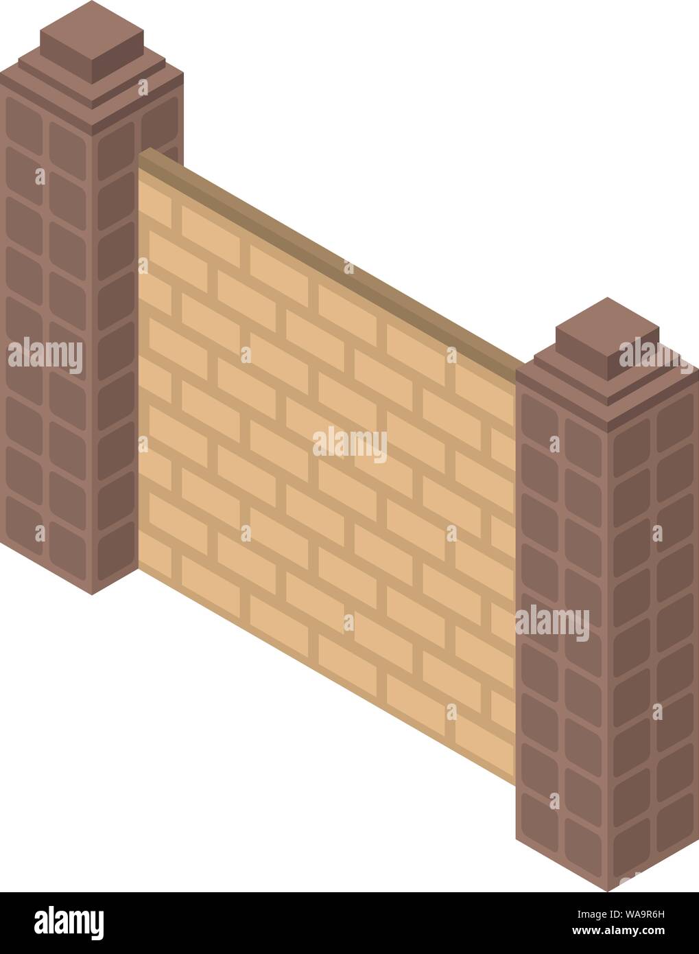 Ranch fence post Stock Vector Images - Alamy