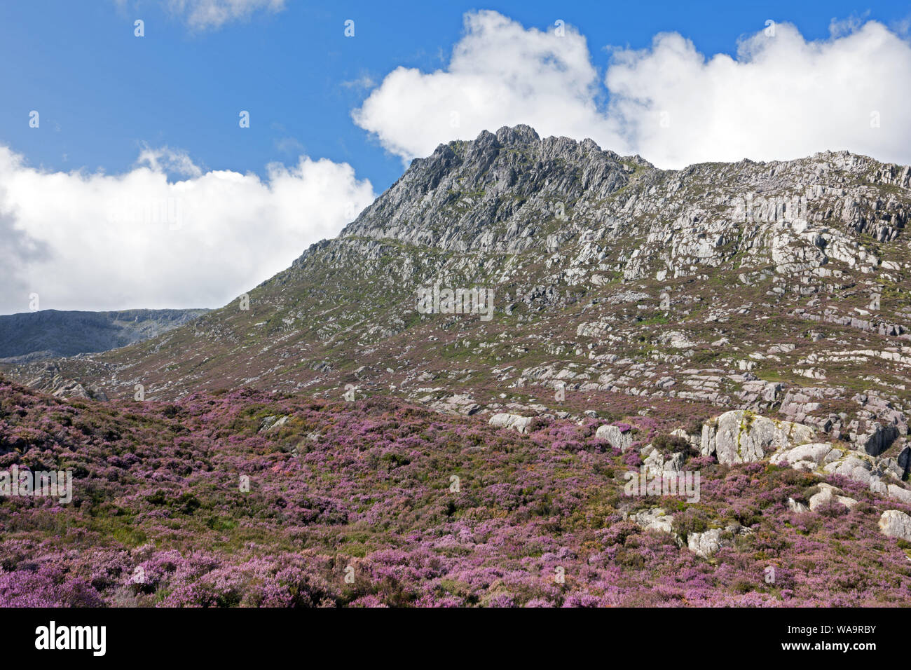 Tryfan is a mountain in the Glyderau Range in the Snowdonia National ...