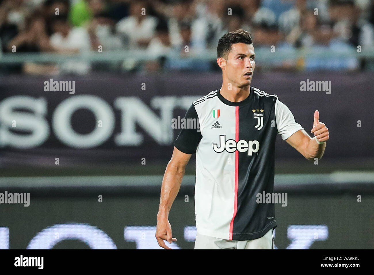Portuguese football player Cristiano Ronaldo of Juventus F.C ...