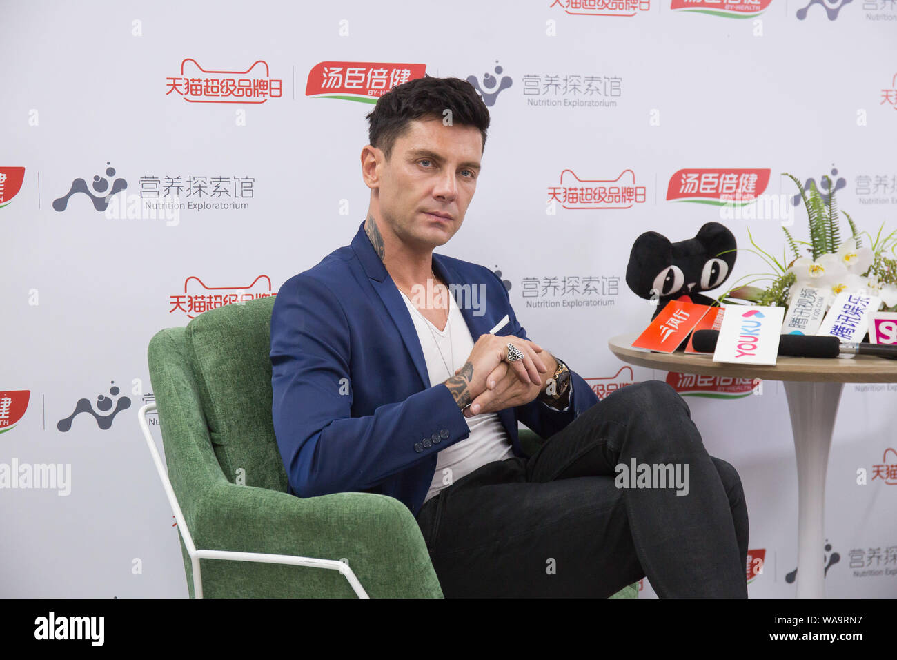 Croatian pianist Maksim Mrvica performs during the By-Health Nutrition ...