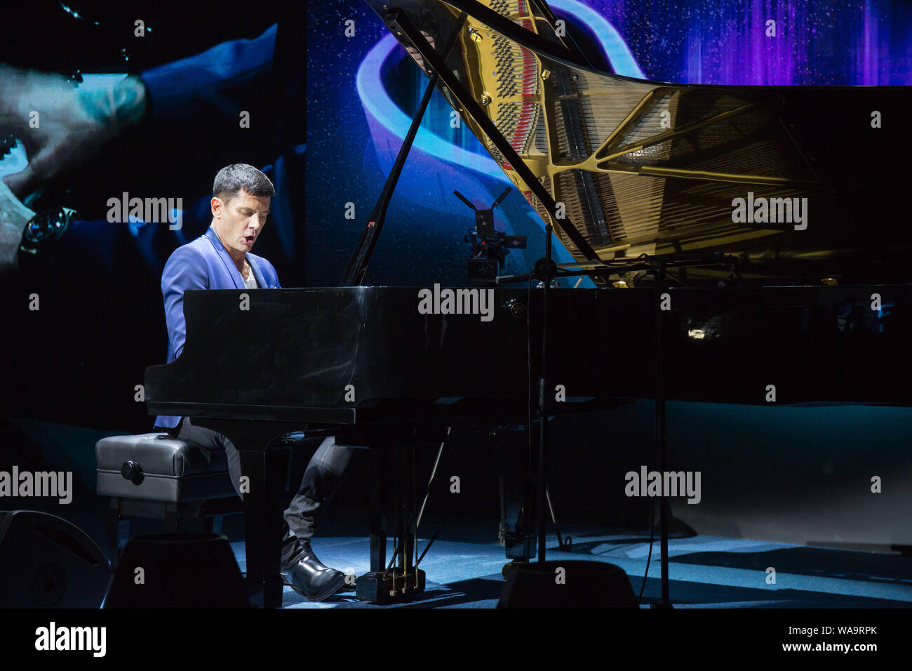 Croatian pianist Maksim Mrvica performs during the By-Health Nutrition ...