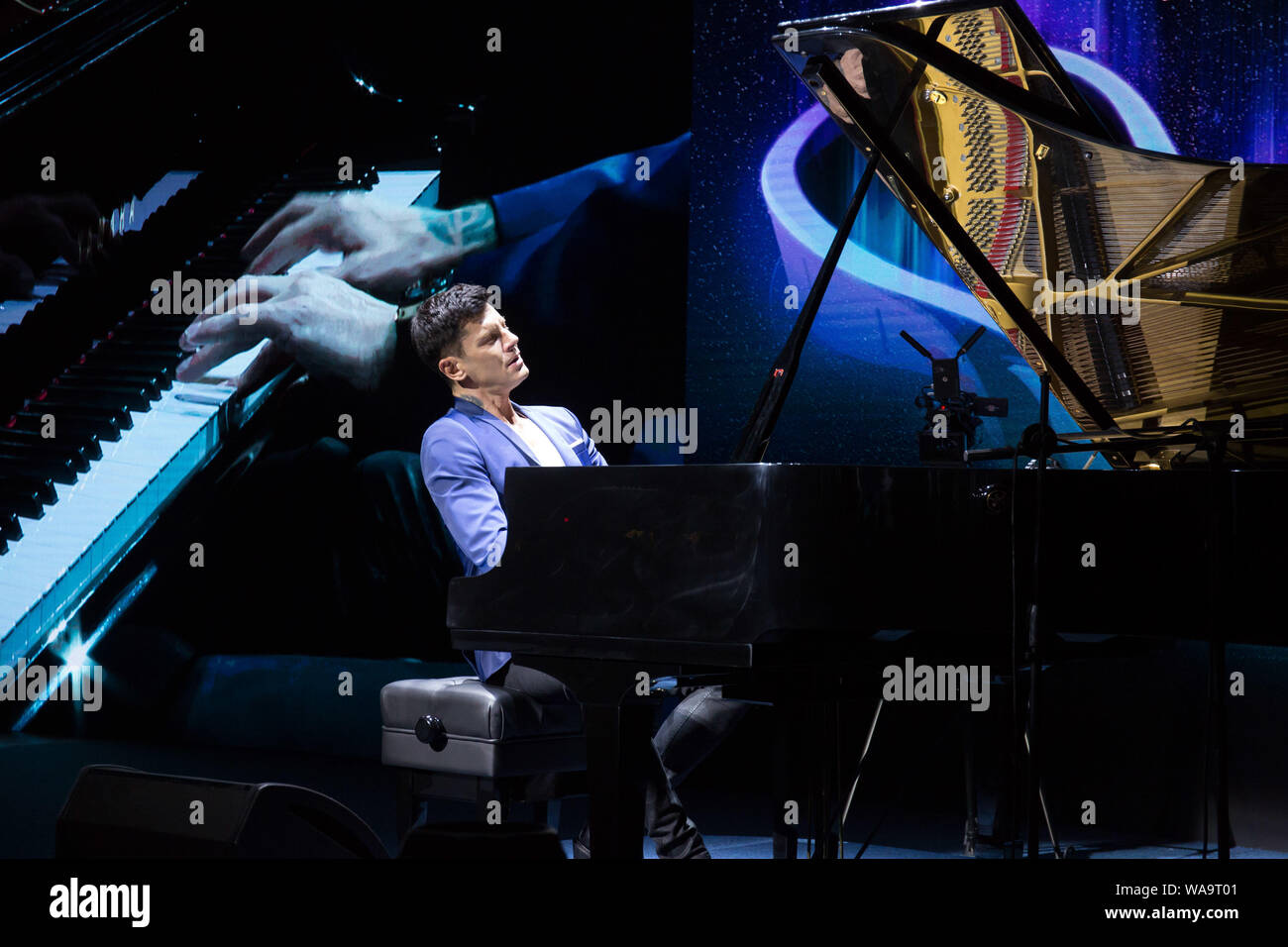 Croatian pianist Maksim Mrvica performs during the By-Health Nutrition ...