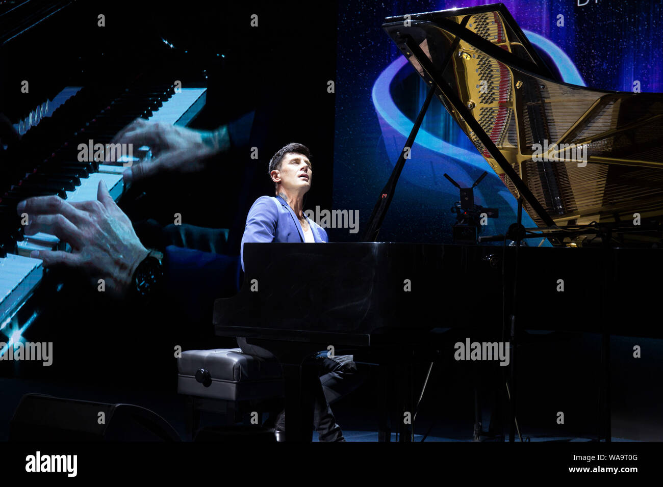 Croatian pianist Maksim Mrvica performs during the By-Health Nutrition ...