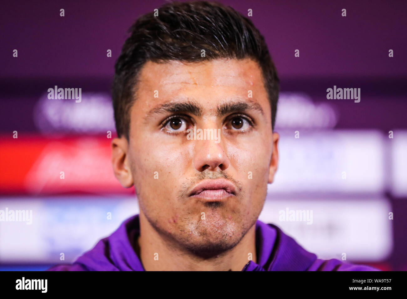 Spanish football player Rodri of Manchester City F.C. of English League ...