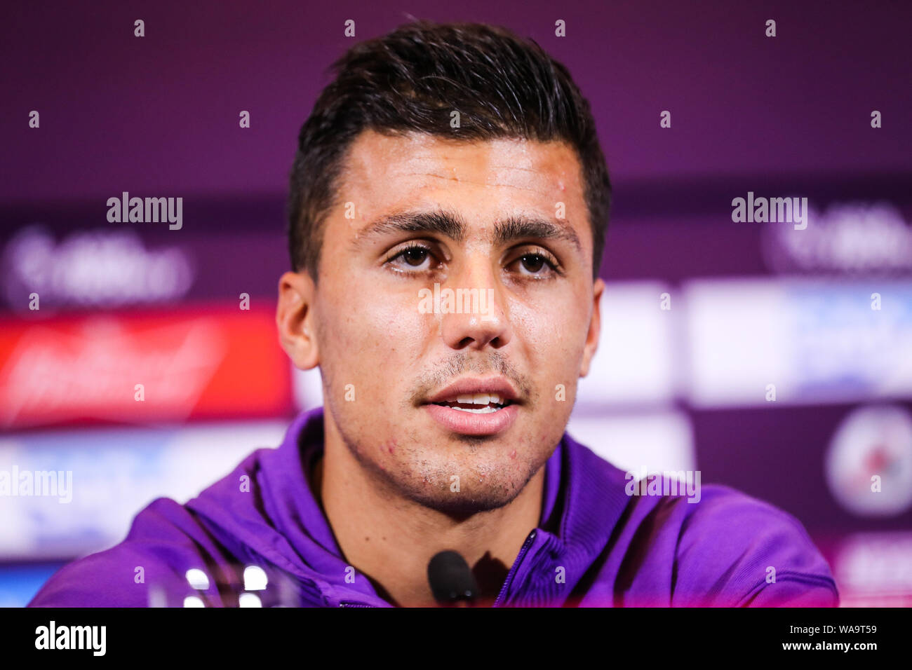 Spanish football player Rodri of Manchester City F.C. of English League ...