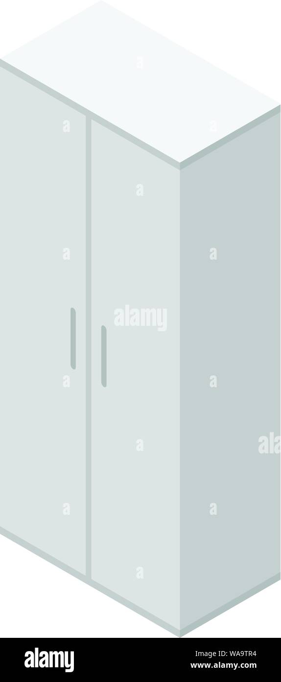 Inside empty wooden wardrobe Cut Out Stock Images & Pictures - Alamy