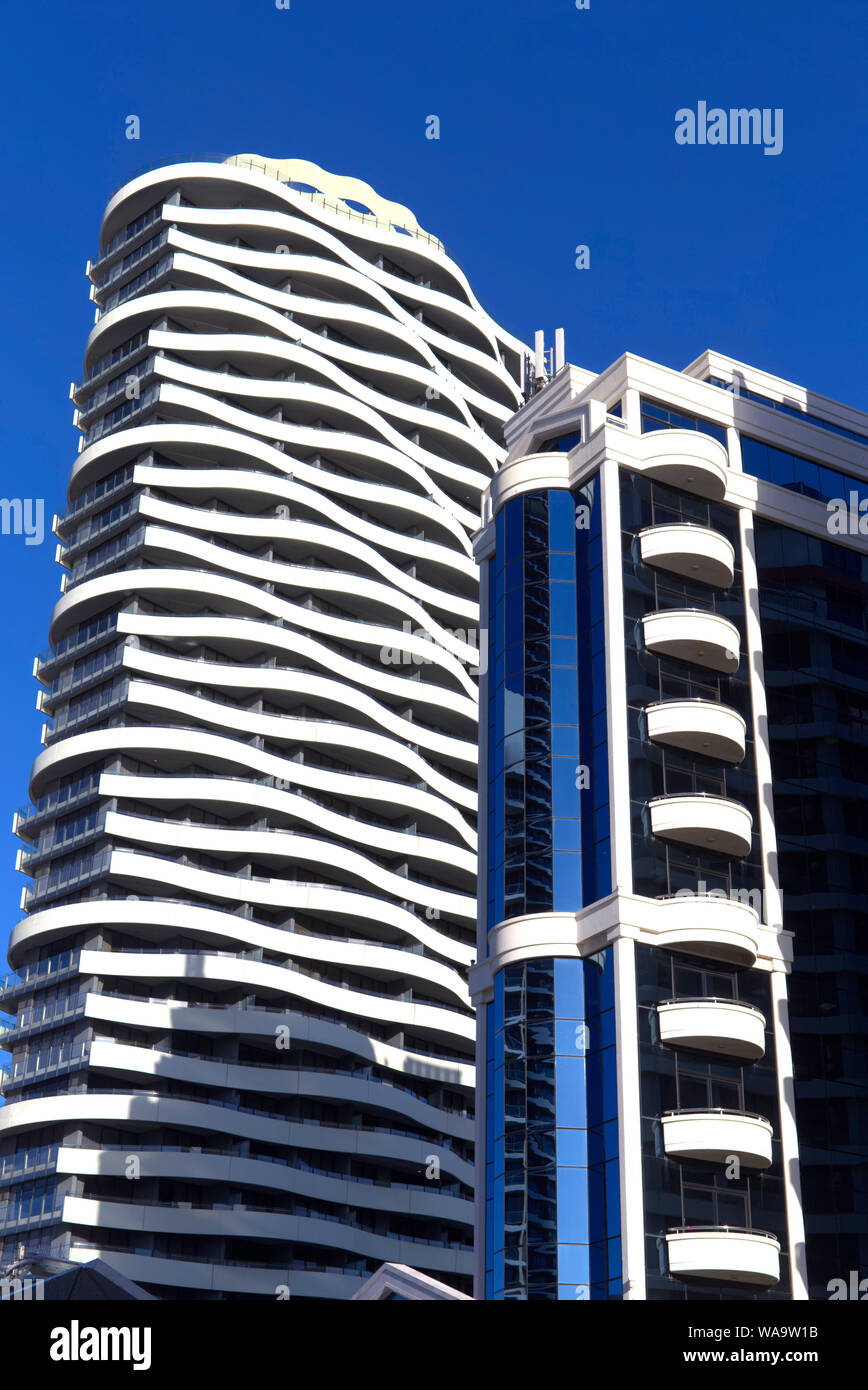 Waves Resort building in Broadbeach Queensland Australia Stock Photo ...