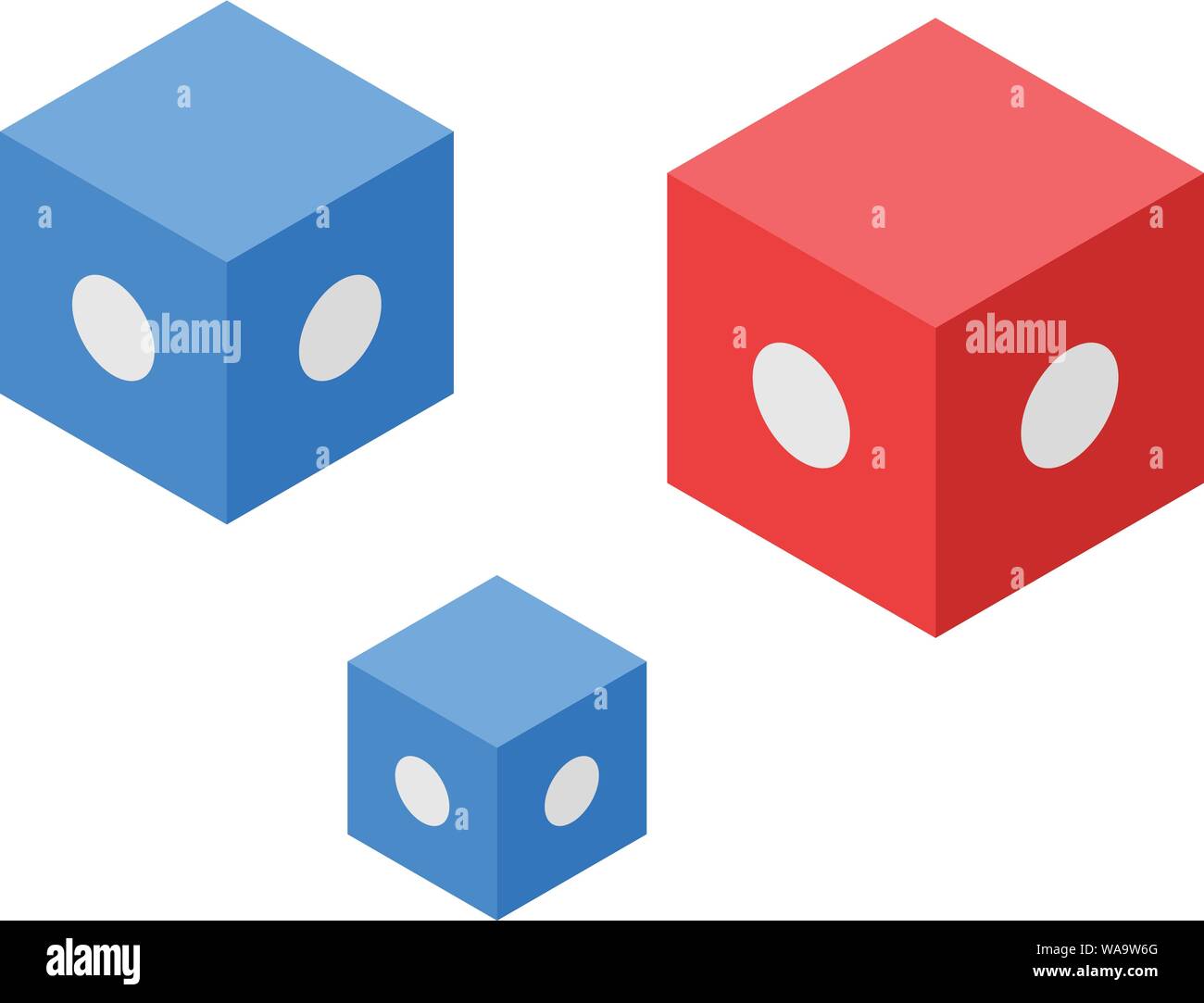 Cubes symbol cloud Stock Vector Images - Alamy