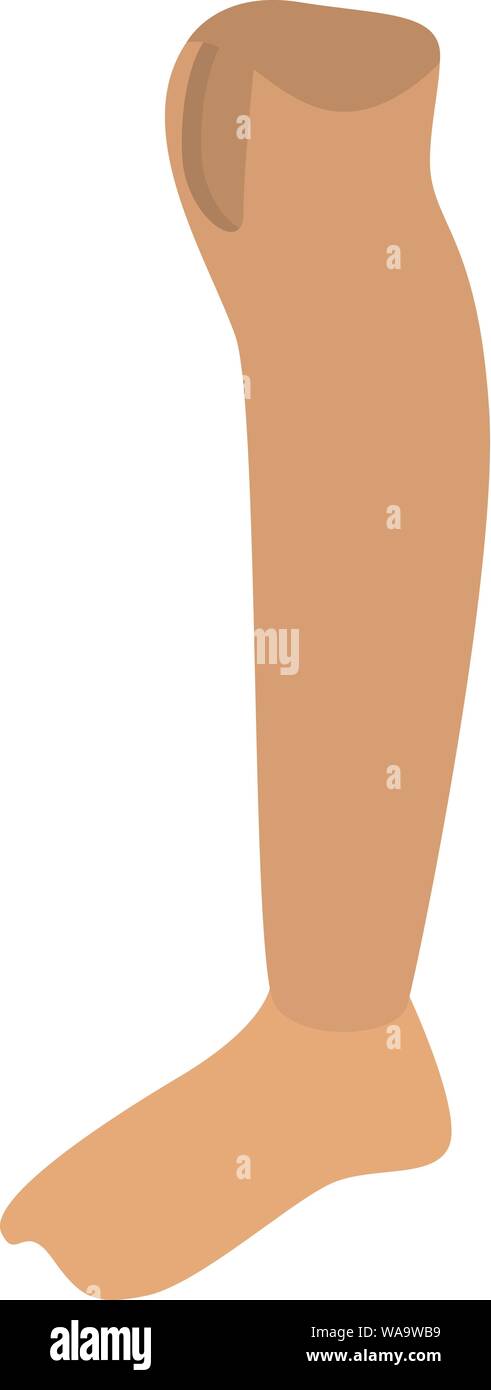 Artificial plastic leg icon, isometric style Stock Vector Image & Art ...