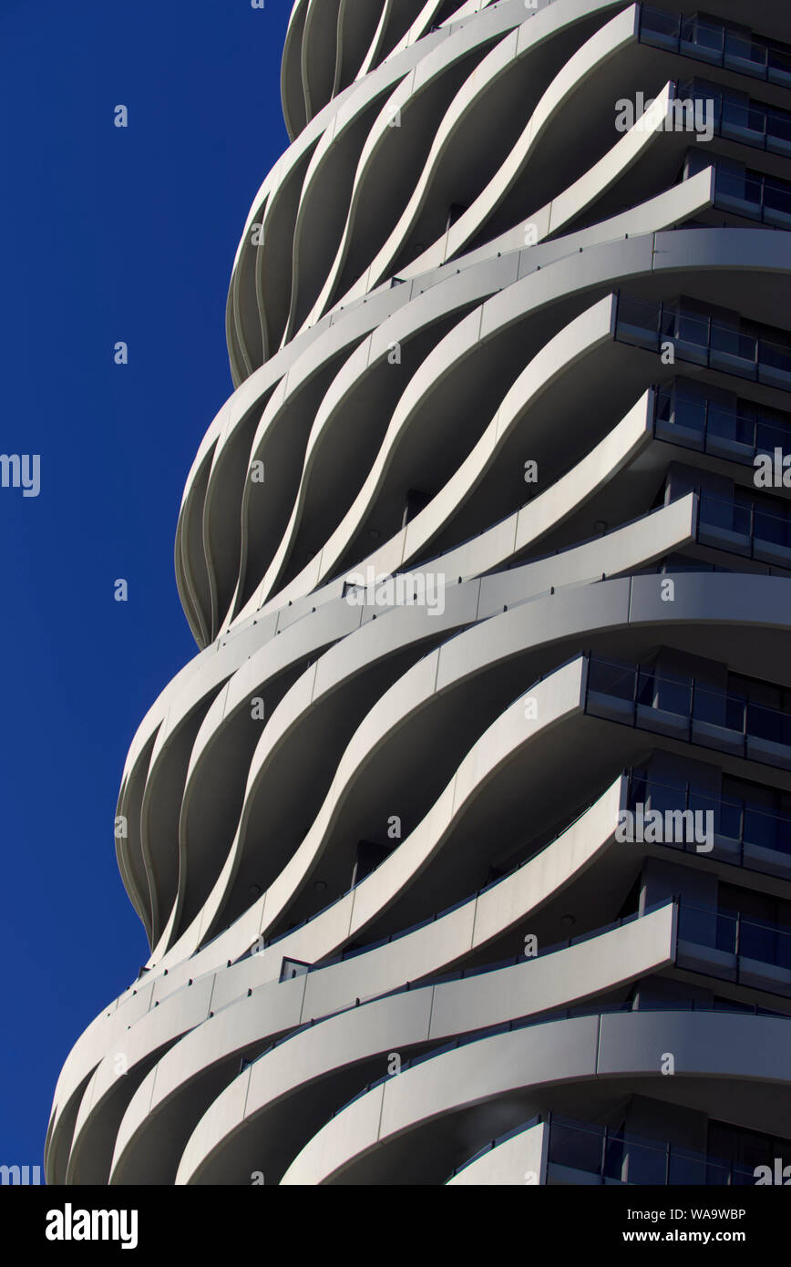 Waves Resort building in Broadbeach Queensland Australia Stock Photo ...