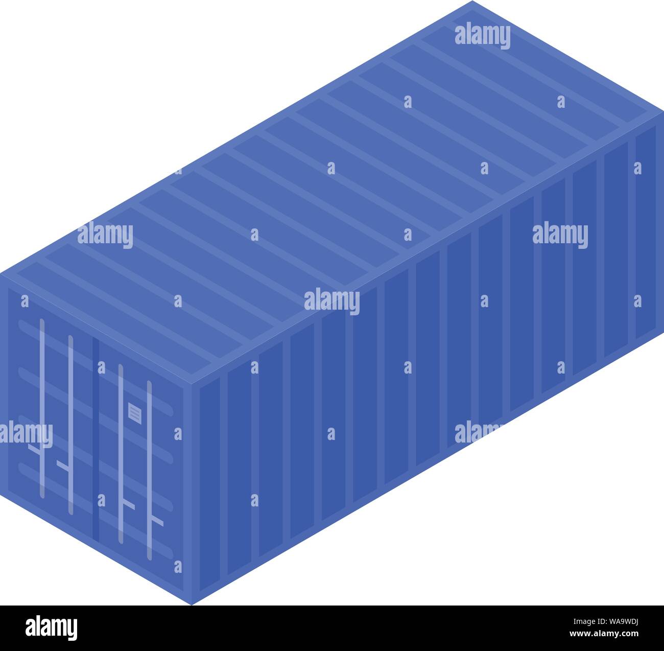 Port cargo container icon, isometric style Stock Vector Image & Art - Alamy