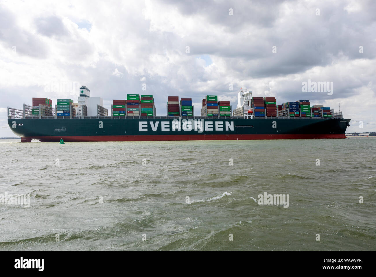 Evergreen line container ship felixstowe hi-res stock photography and ...