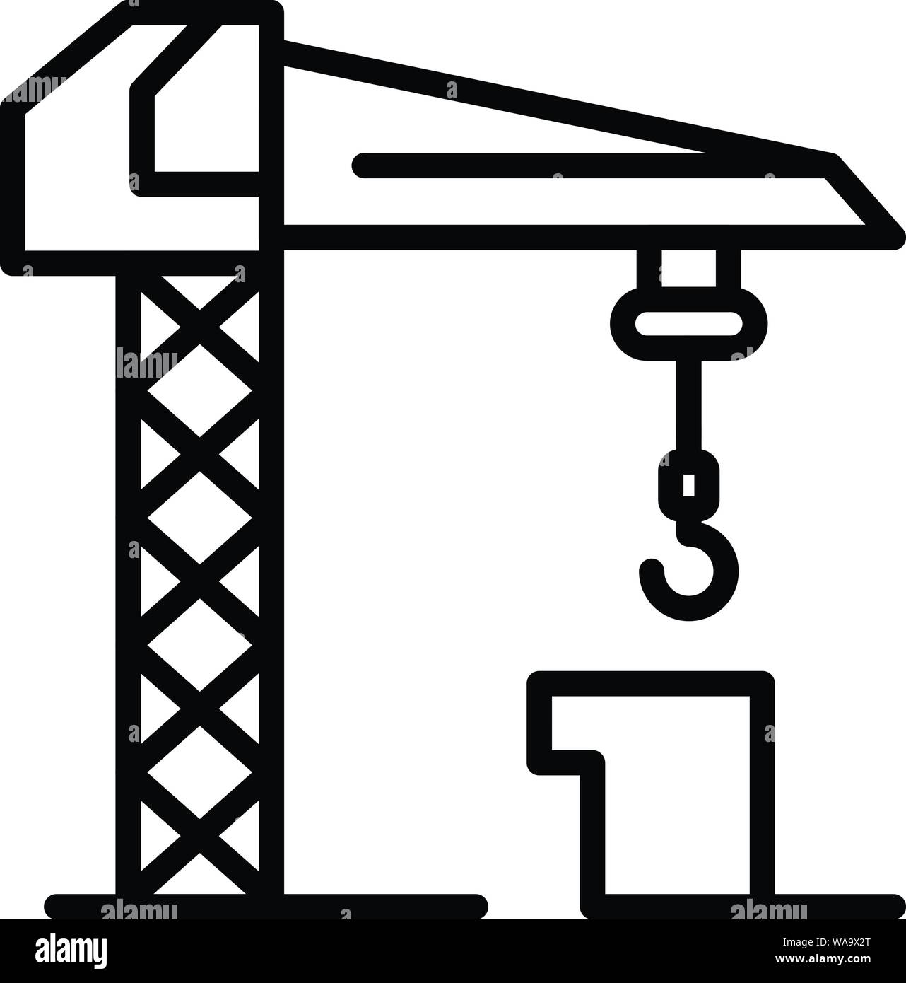 Main hoist line Stock Vector Images - Alamy
