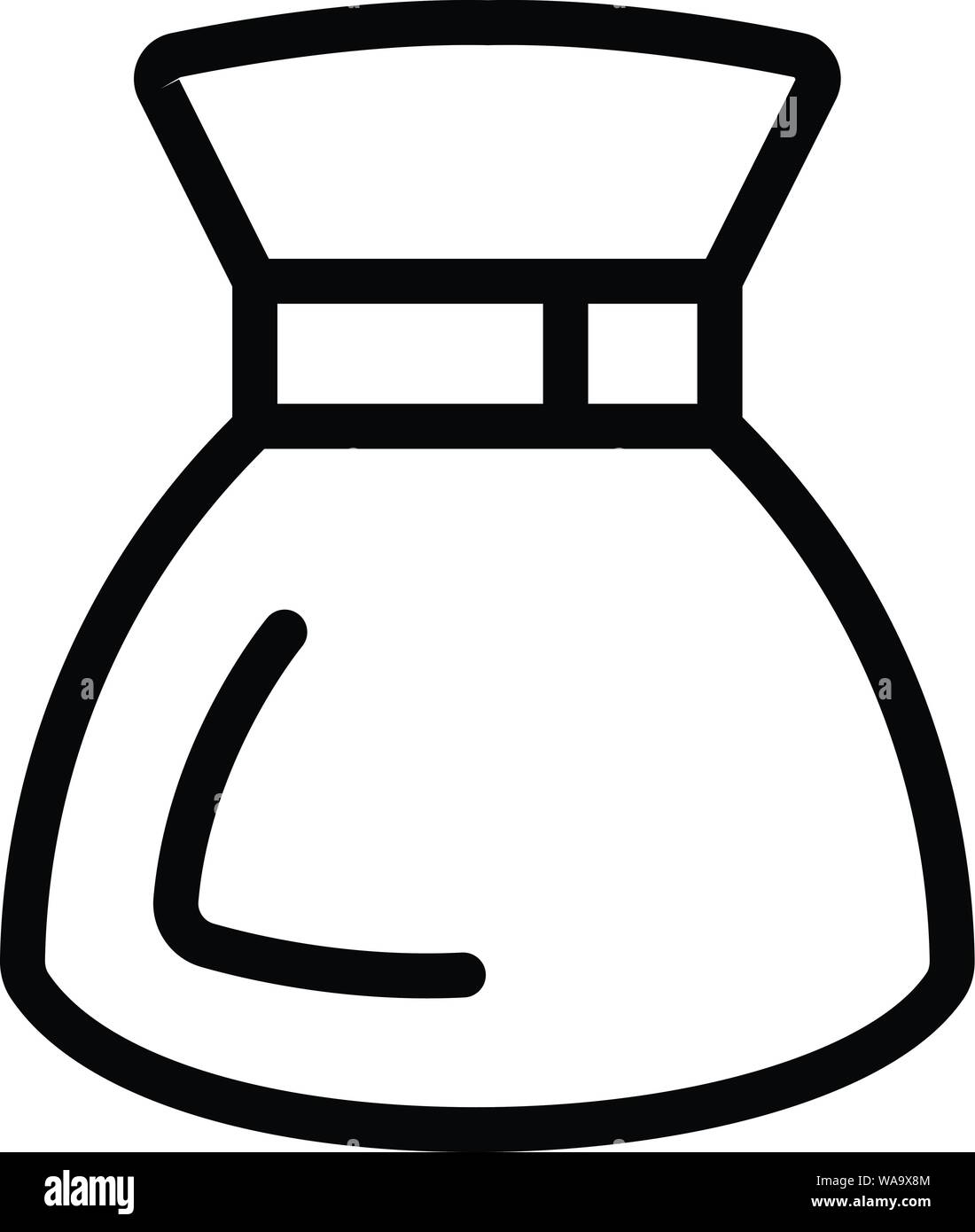 Coins bag icon, outline style Stock Vector Image & Art - Alamy