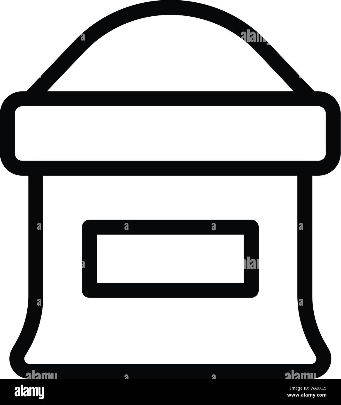 Old sack icon, outline style Stock Vector Image & Art - Alamy