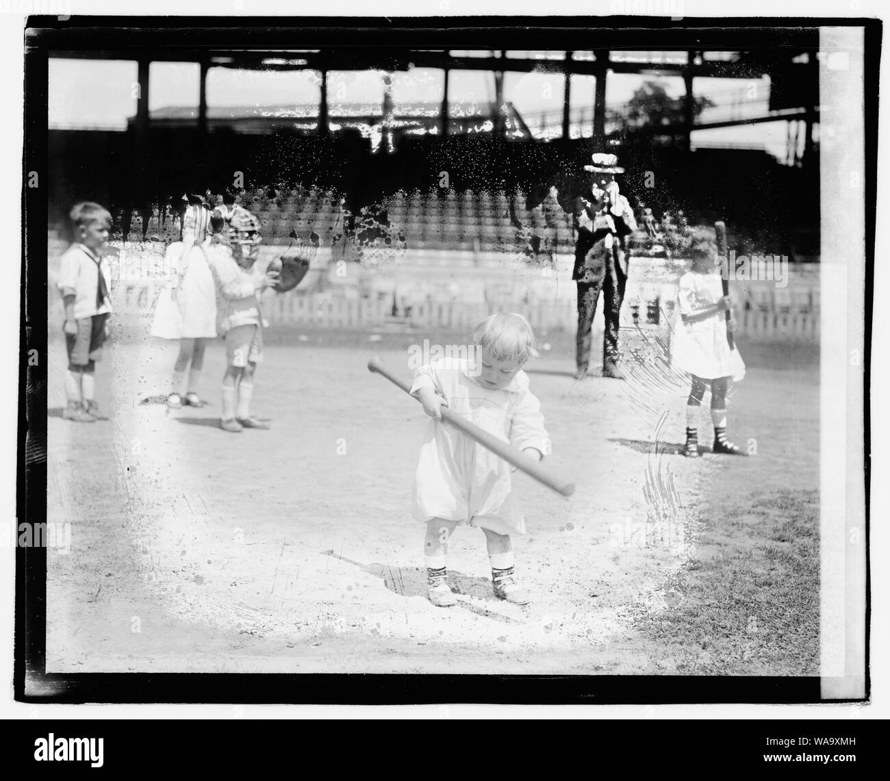 Children playing baseball Stock Photo - Alamy