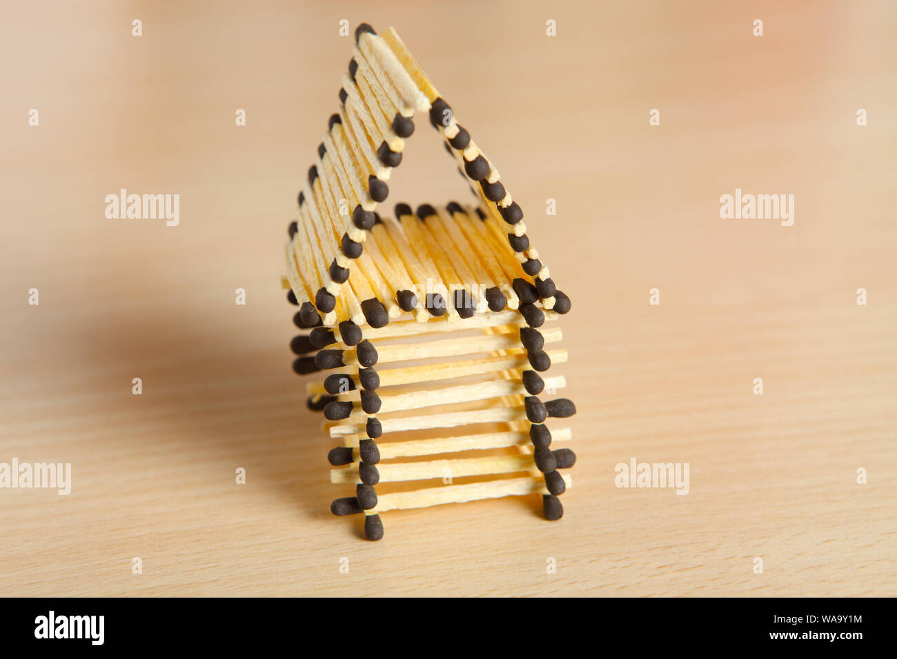 Matchstick model house hi-res stock photography and images - Alamy