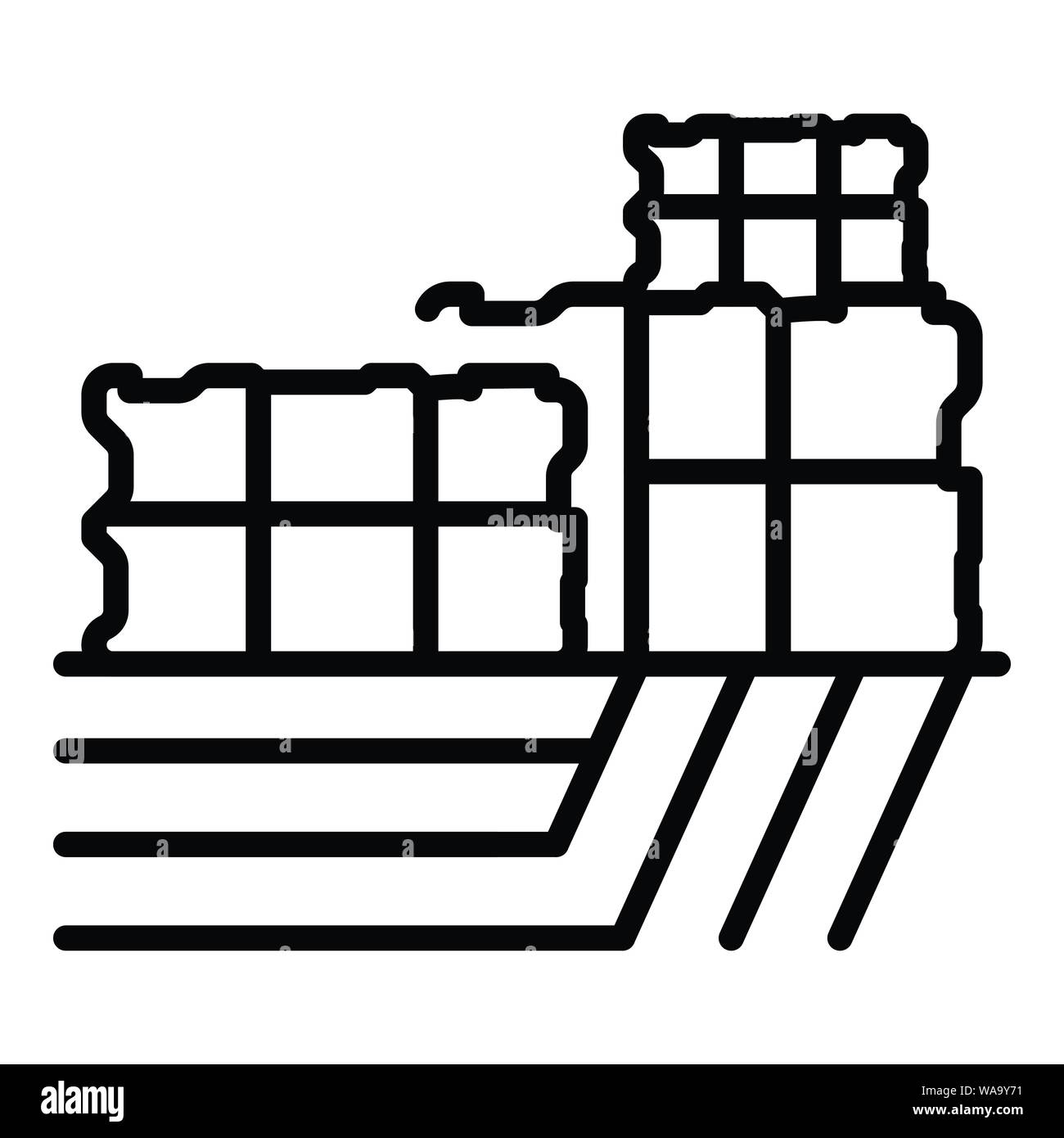 Farmer stock icon, outline style Stock Vector Image & Art - Alamy