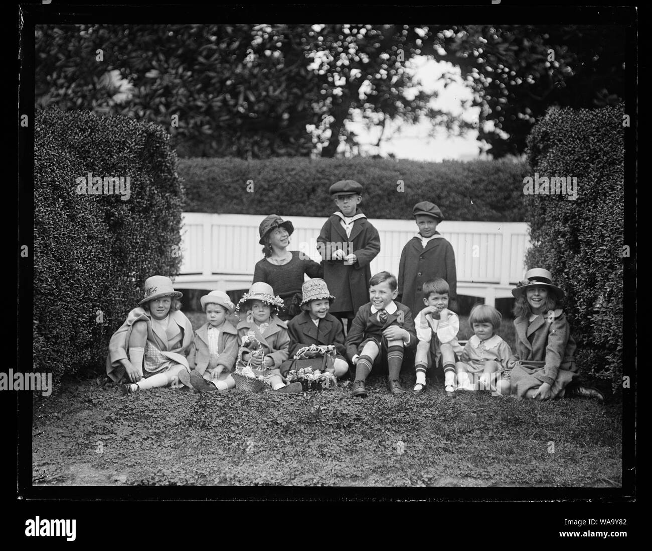 Spring baskets Black and White Stock Photos & Images - Alamy