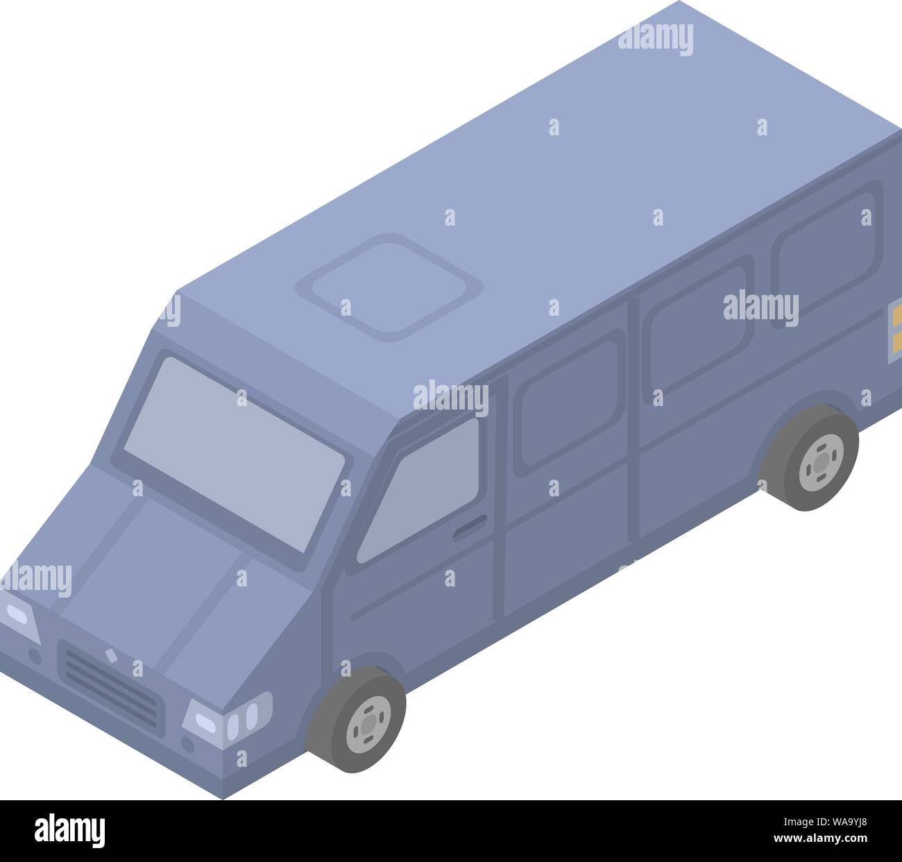Blue van man Stock Vector Images - Alamy