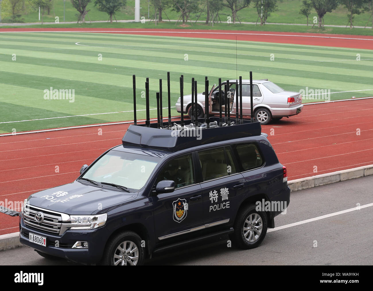 Chinese police officers, including SWAT police officers, take part in a ...