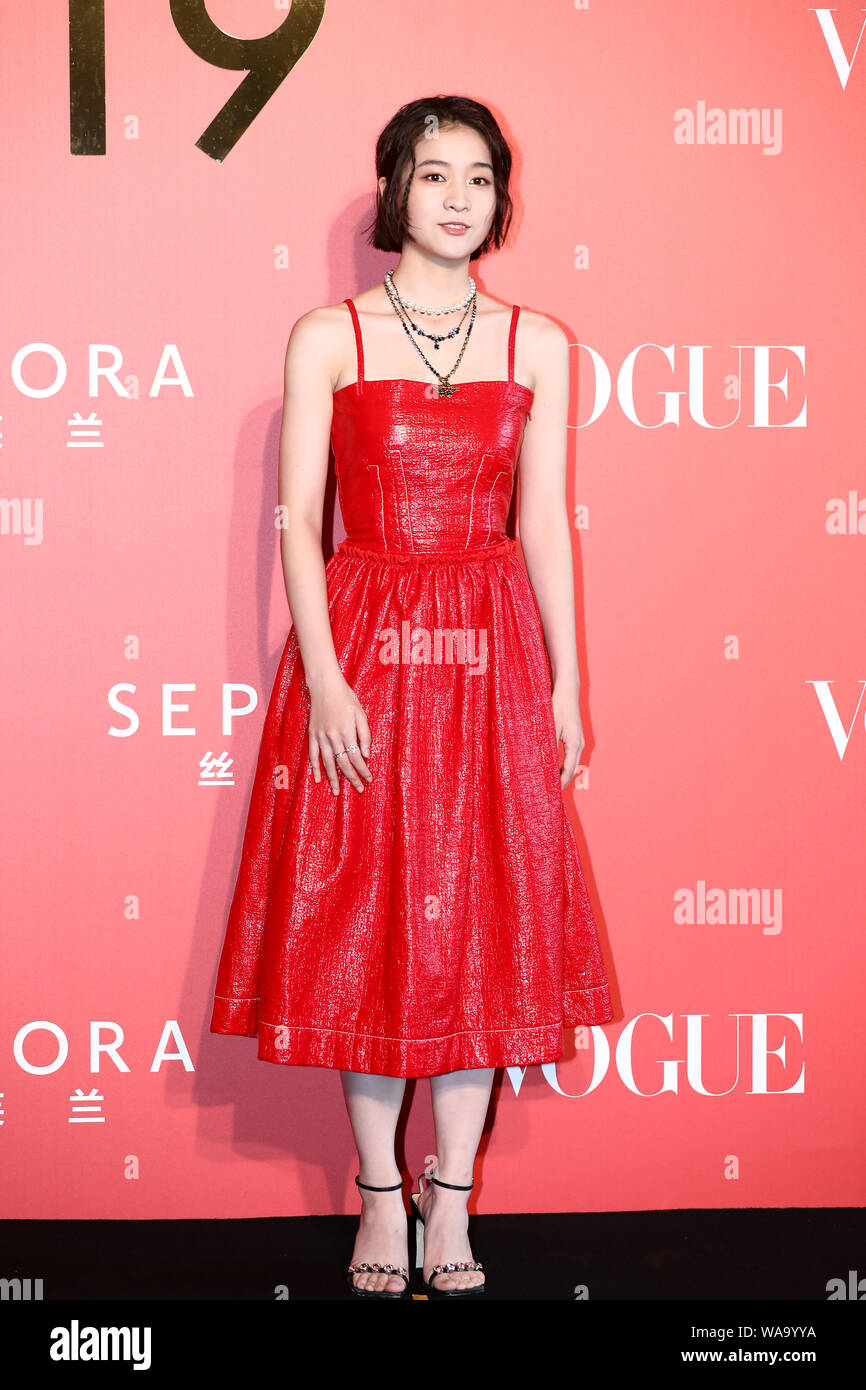 Chinese Actress Zhang Xueying Also Known As Sophie Zhang Poses During