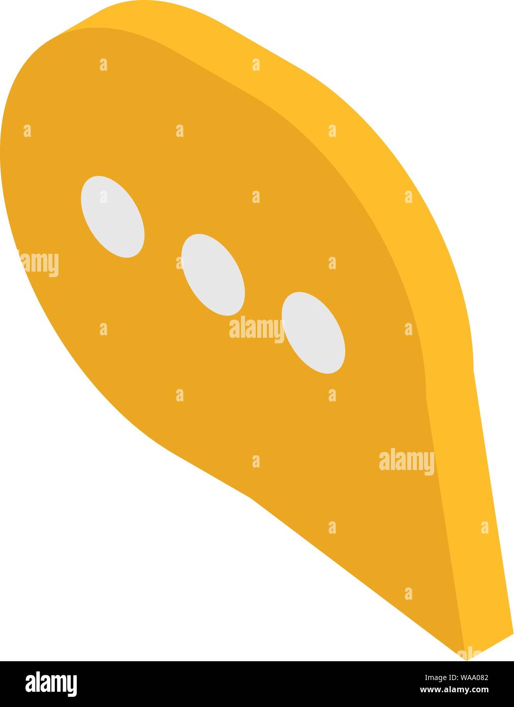 Messaging app icon isometric Cut Out Stock Images & Pictures - Alamy