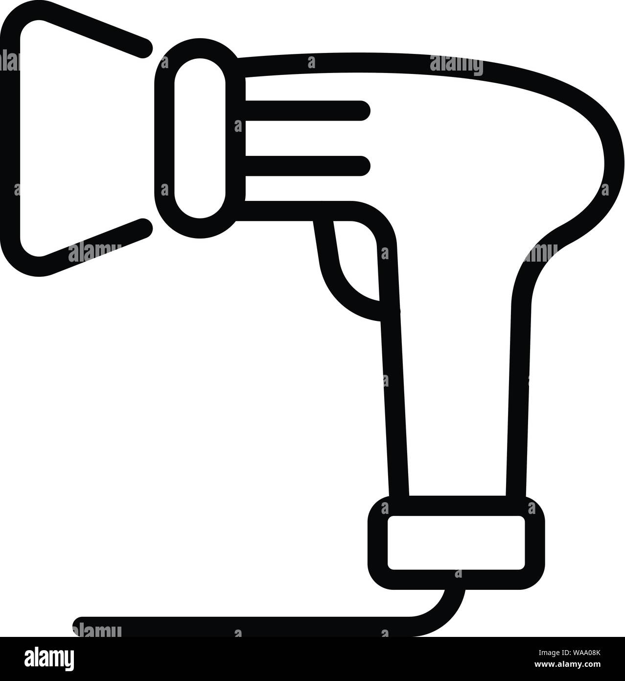 Barcode scanner interface icon, outline style Stock Vector Image & Art ...