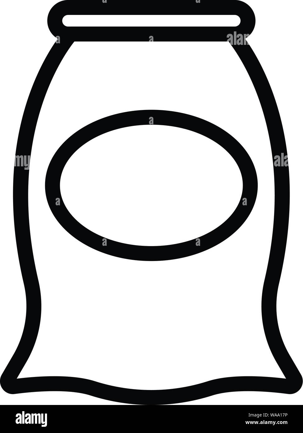 Sack icon, outline style Stock Vector Image & Art - Alamy