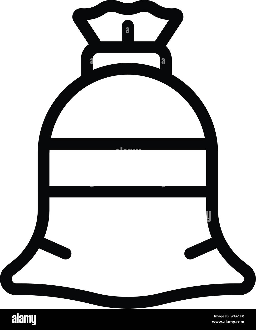 Textile sack icon, outline style Stock Vector Image & Art - Alamy