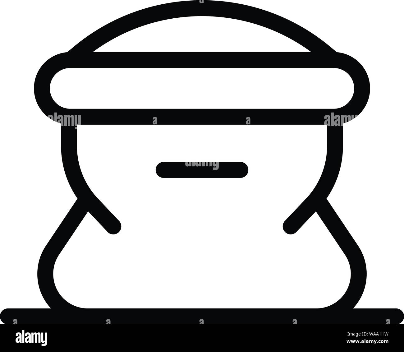 Open full sack icon, outline style Stock Vector Image & Art - Alamy