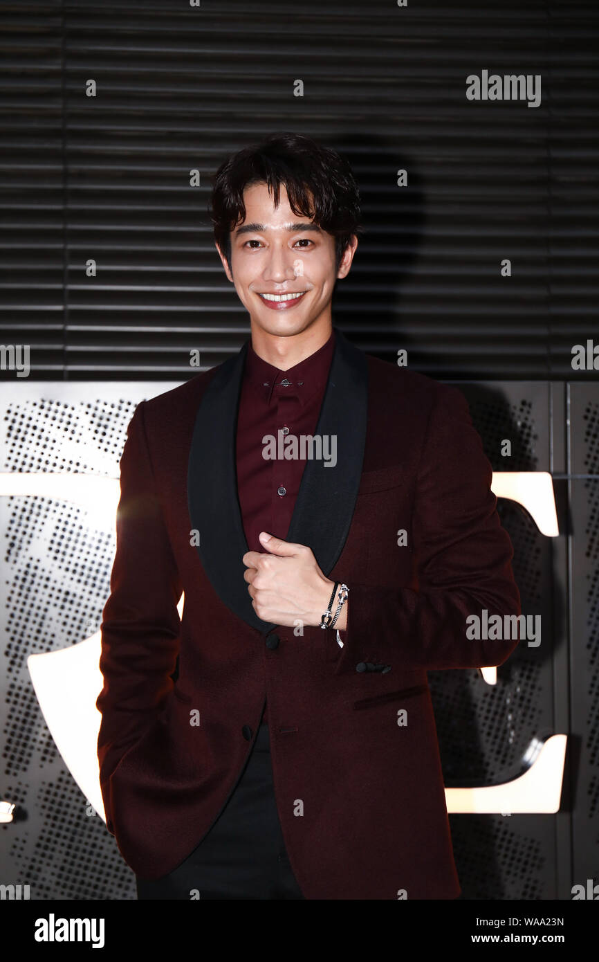 Taiwanese actor and model Jasper Liu attends a promotional event for ...