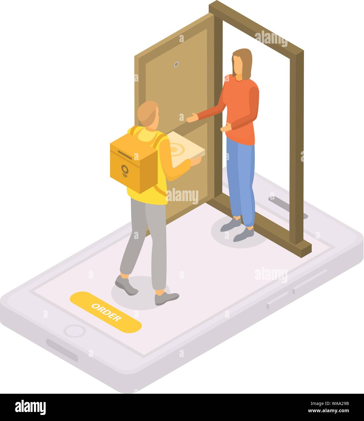 Home style pasta Stock Vector Images - Alamy