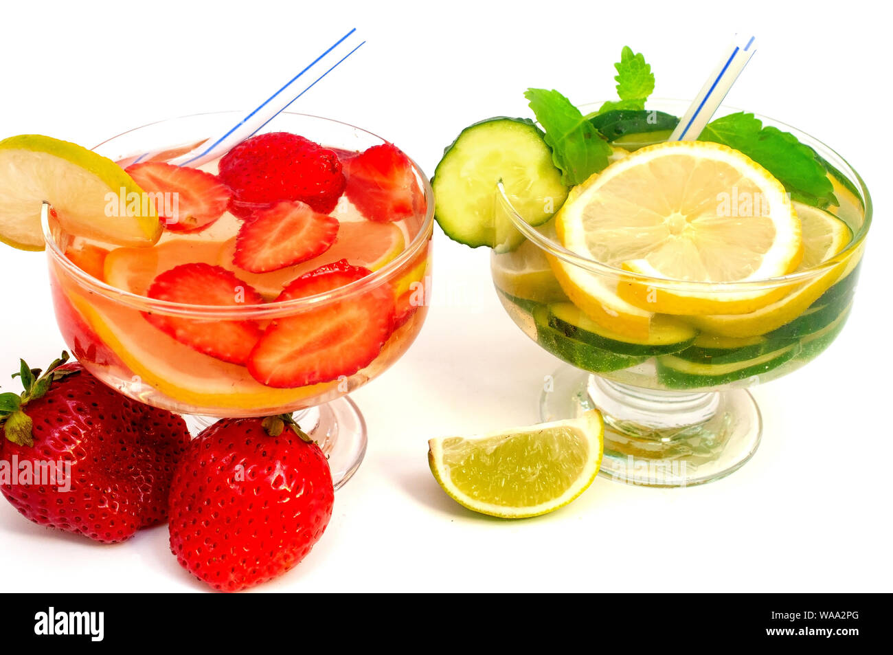 Detox water smoothie for cleansing the body Stock Photo - Alamy